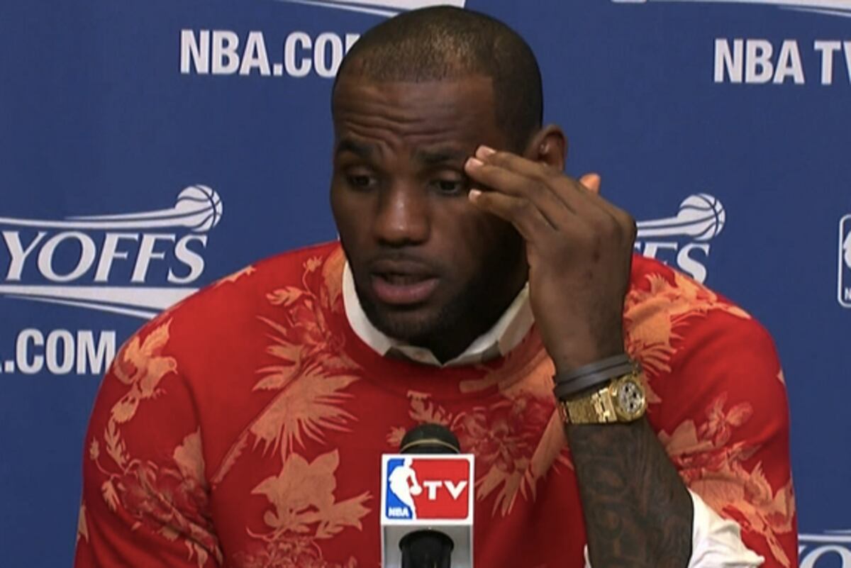 LeBron James Gave His Postgame Interview in the Most Awful, Amazing ...