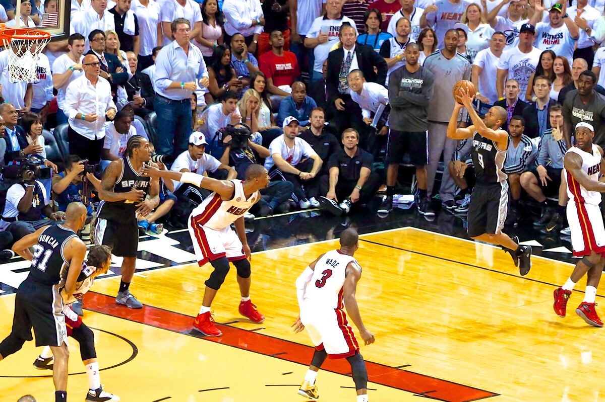 Tony Parker Beats Clock in Game 1 Final Seconds with Incredible Off ...