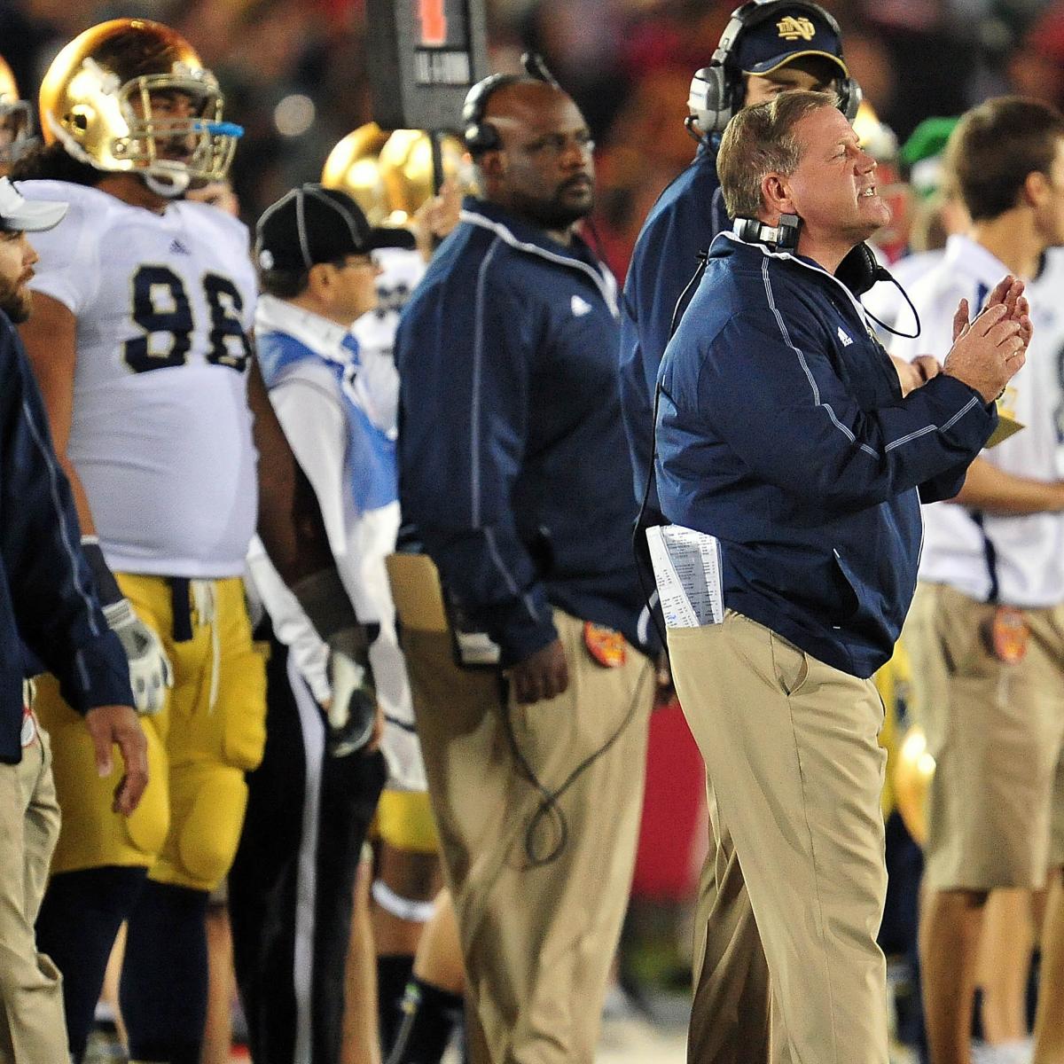 Power Ranking Notre Dame's 2013 Schedule from Easiest to Toughest ...