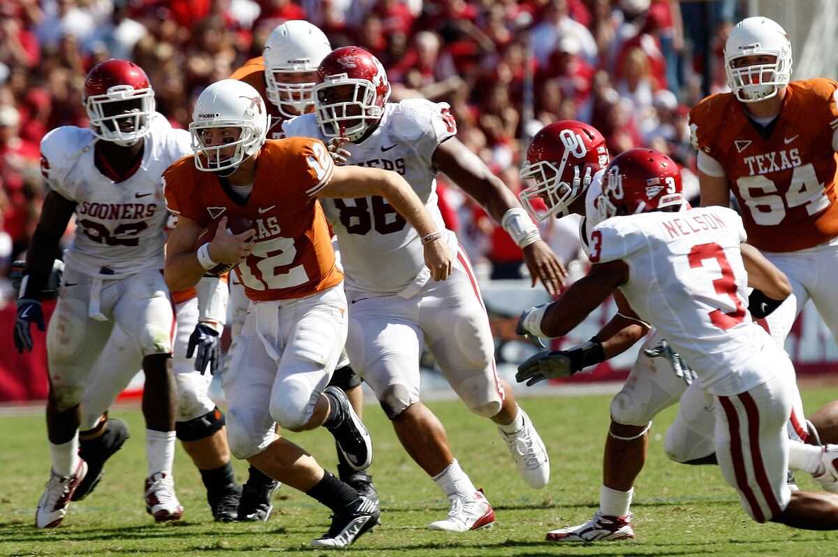 Big 12 Era: Greatest Texas Moments in Texas-Oklahoma Red River Rivalry ...