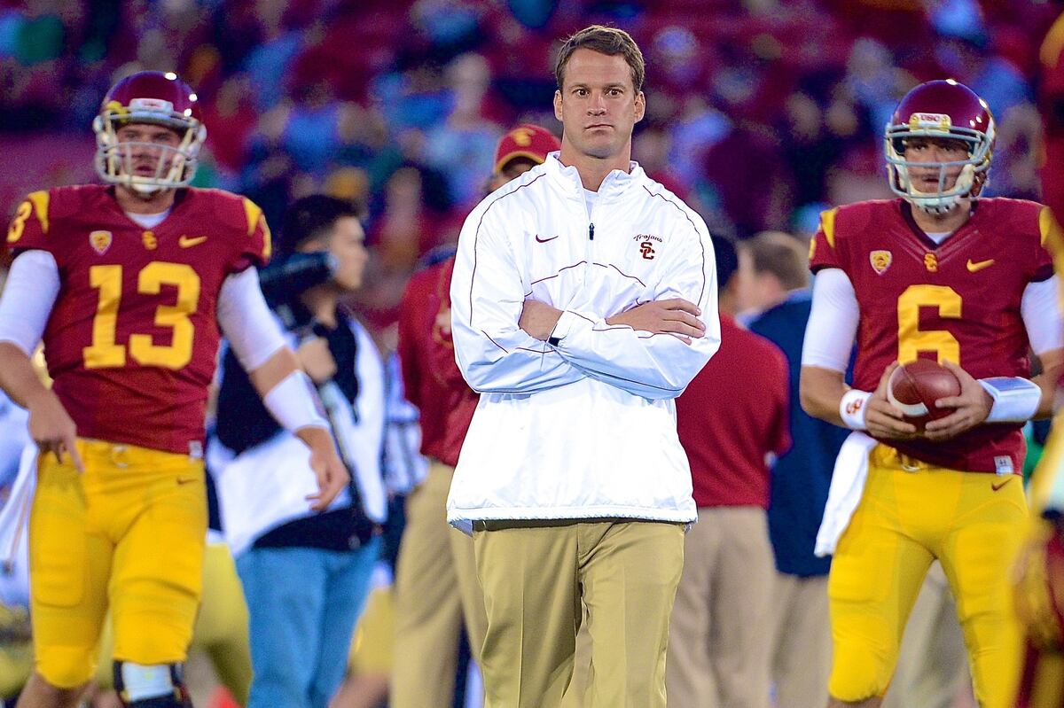 USC Football: Lane Kiffin Narrows Quarterback Derby Down to 2 | News ...