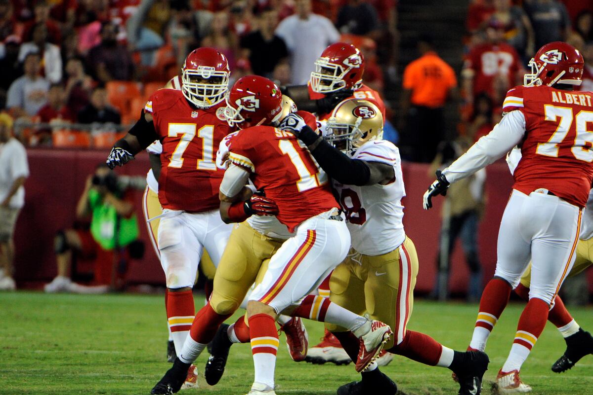 Kansas City Chiefs OL Struggles Against San Francisco 49ers Friday ...