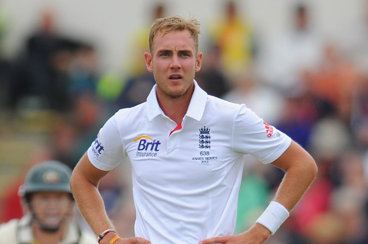 The Ashes: Stuart Broad Admits 'I Knew I'd Hit It' in Walking ...