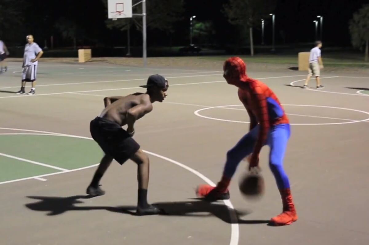 The Professor Is Back, Heads to the Blacktop for Spider-Man Basketball ...