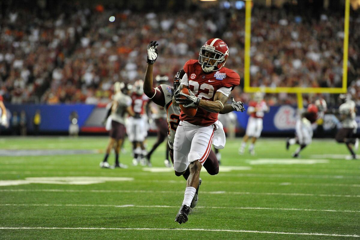 Christion Jones Scores 3 Touchdowns for Alabama in Breakout Performance ...