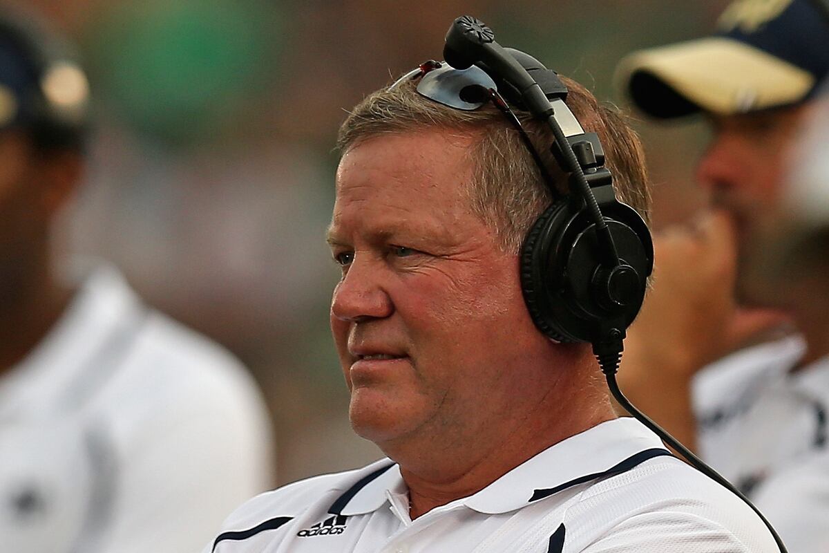 Brian Kelly Doesn't See Michigan as a Historic Rival of Notre Dame ...