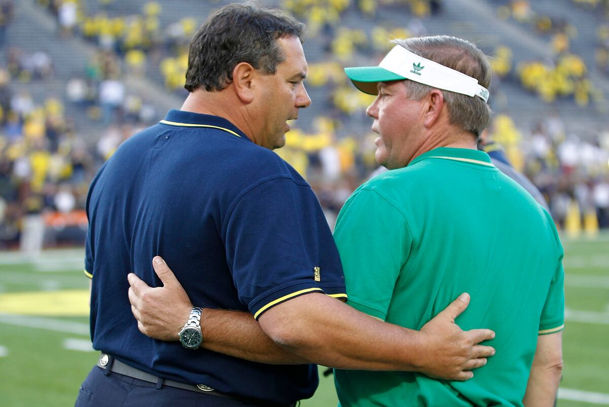 Does Kelly See ND-Michigan as Just Another Game? | News, Scores ...