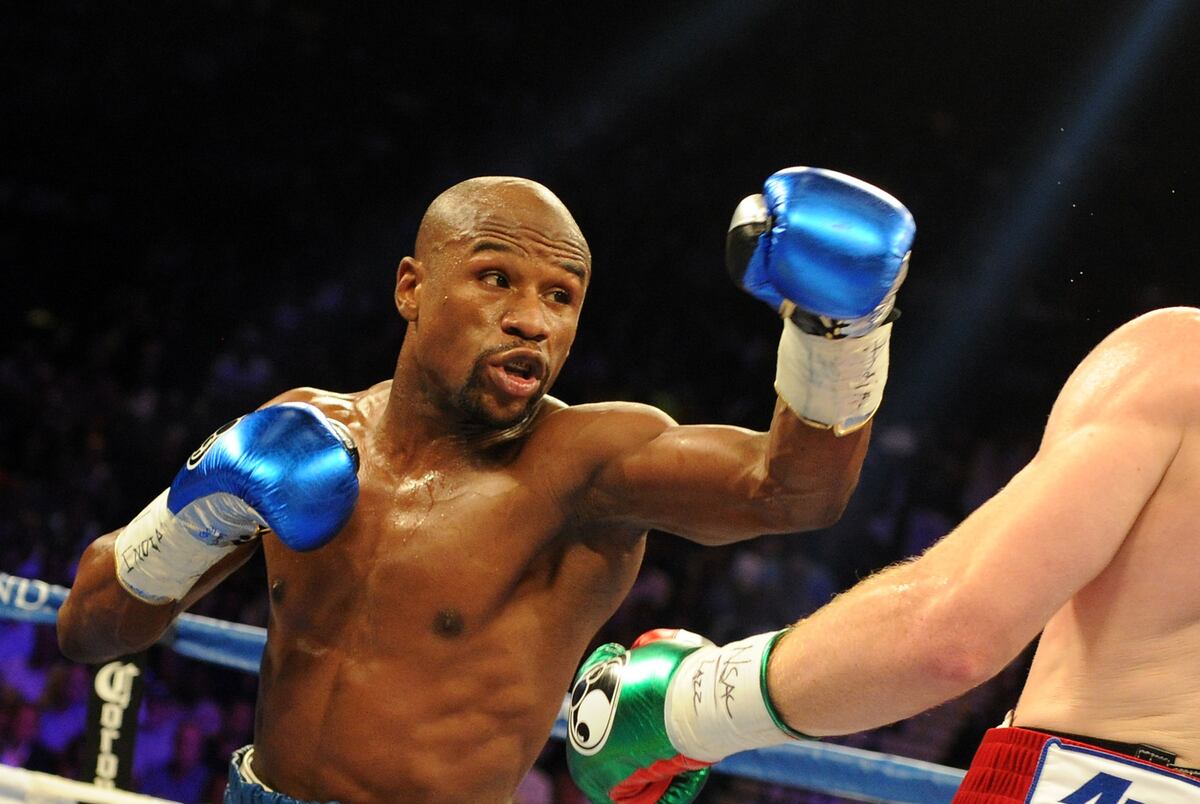 Floyd Mayweather Wishes Jon Jones 'Good Luck This Weekend,' Dana White ...
