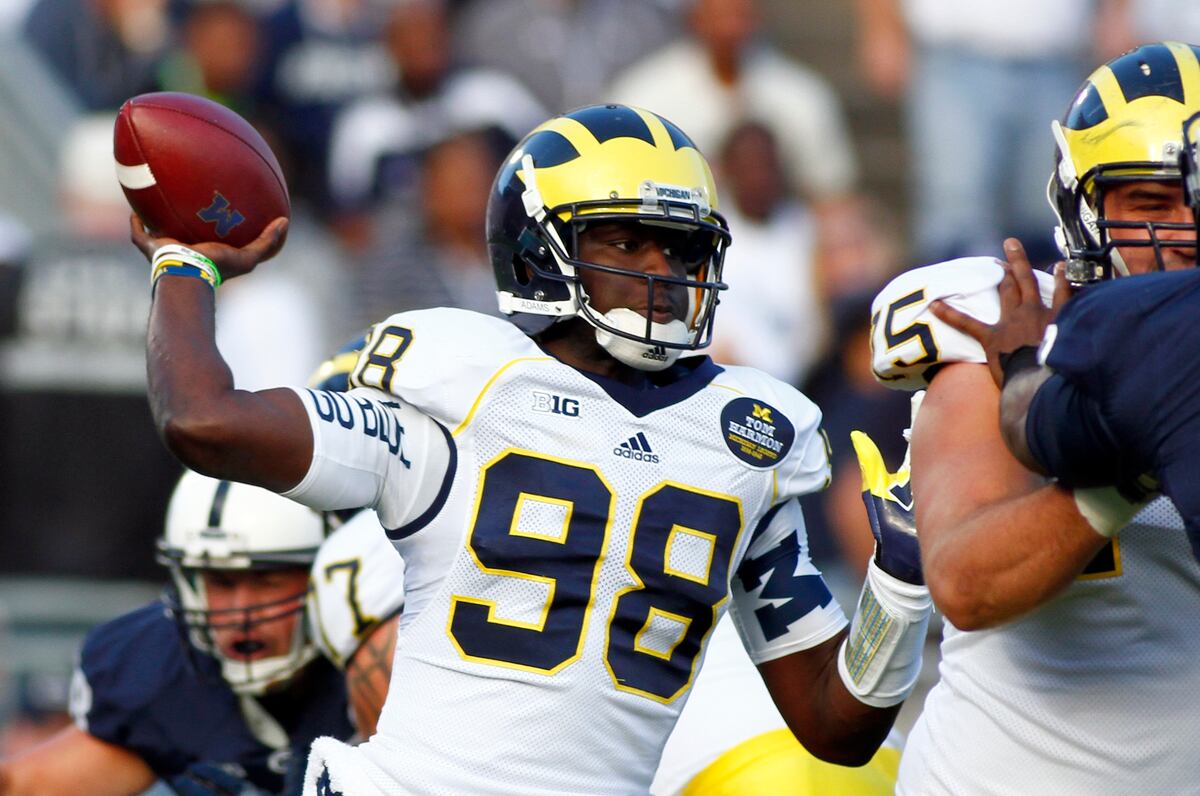 Michigan Football: Why WRs Need Devin Gardner to Stay in the Pocket ...
