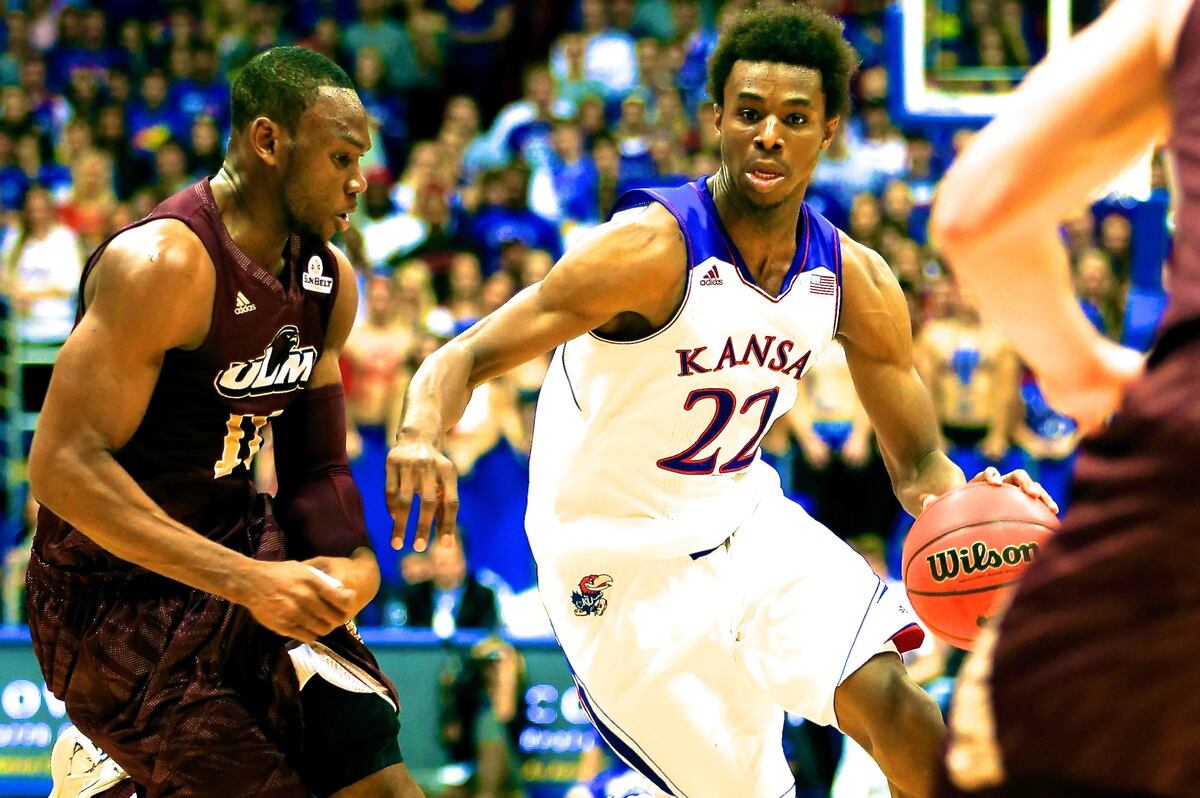 Andrew Wiggins' 1-Year Thrill Ride at Kansas Finally Underway | News ...