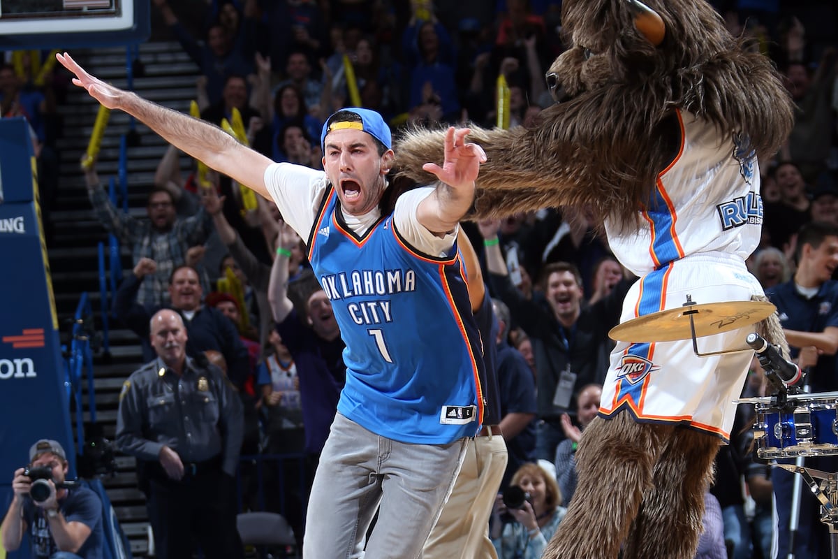 Thunder Fan Who Made Awesome $20K Half-Court Shot May Not See a Dime ... Thunder Fan Who Made Awesome $20K Half-Court Shot May Not See a Dime ...