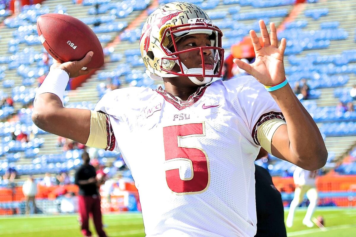 Jameis Winston Breaks FSU's Single-Season Passing TD Record vs. Florida ...