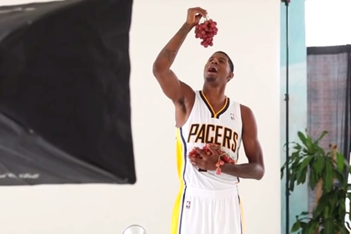 Paul George Talking Grapes Is Possibly the Most Pacers Video Available ...