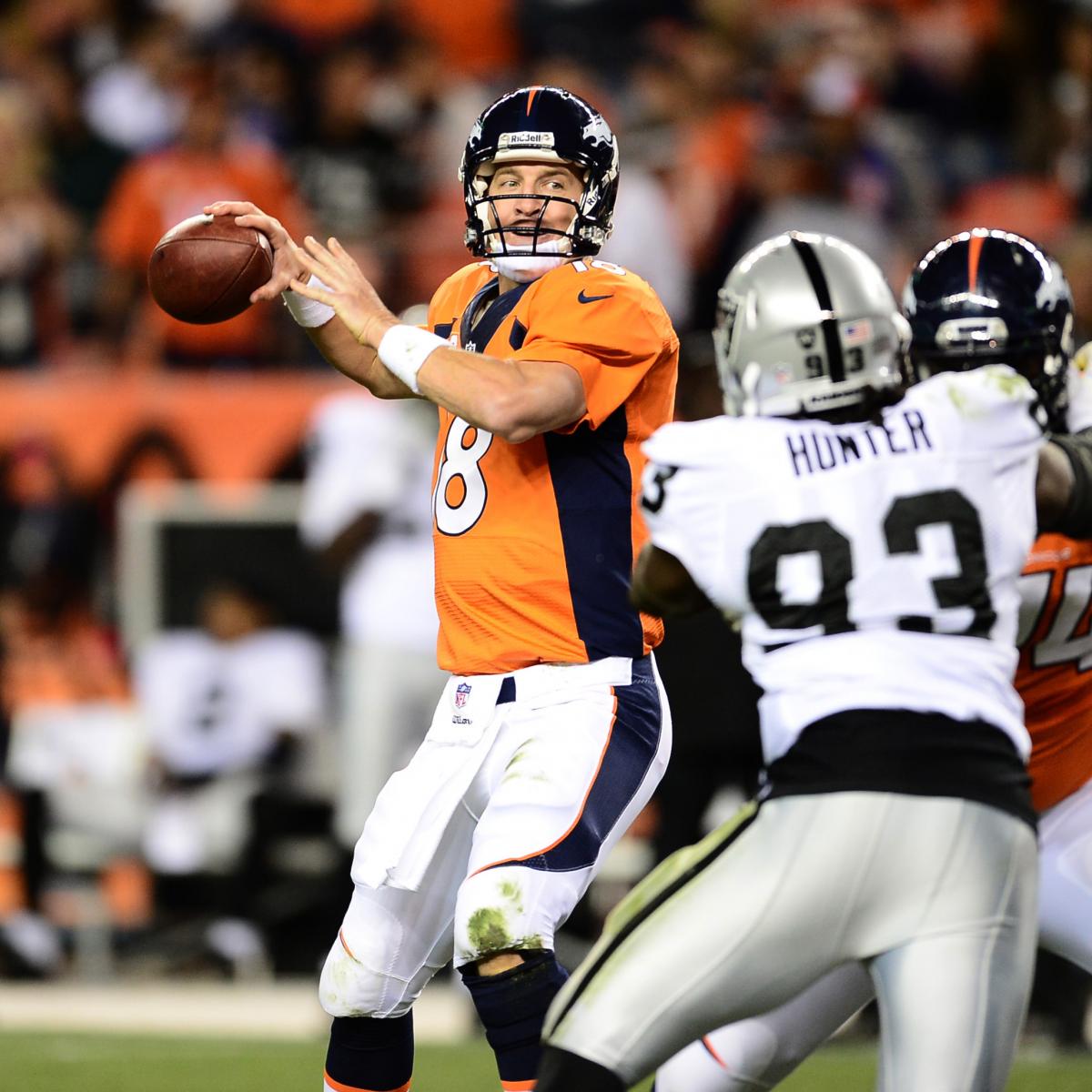 Denver Broncos vs. Oakland Raiders: 5 Storylines to Watch | News ...