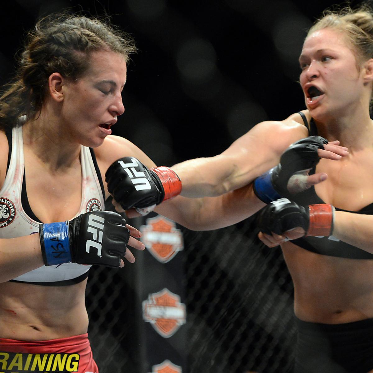 UFC 168: Video of Ronda Rousey's Team Reacting to Anderson Silva's Leg ...