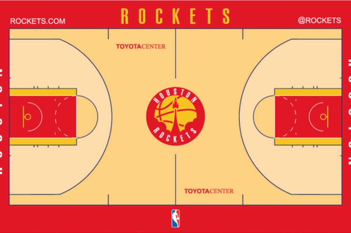 Redditor Redesigns NBA Courts and Logos for Bucks, Warriors, Rockets ...