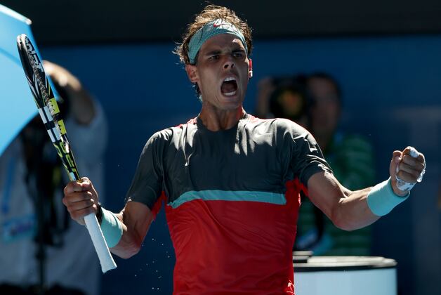I'd seen pictures showing how much bigger Rafa's left arm is before ...