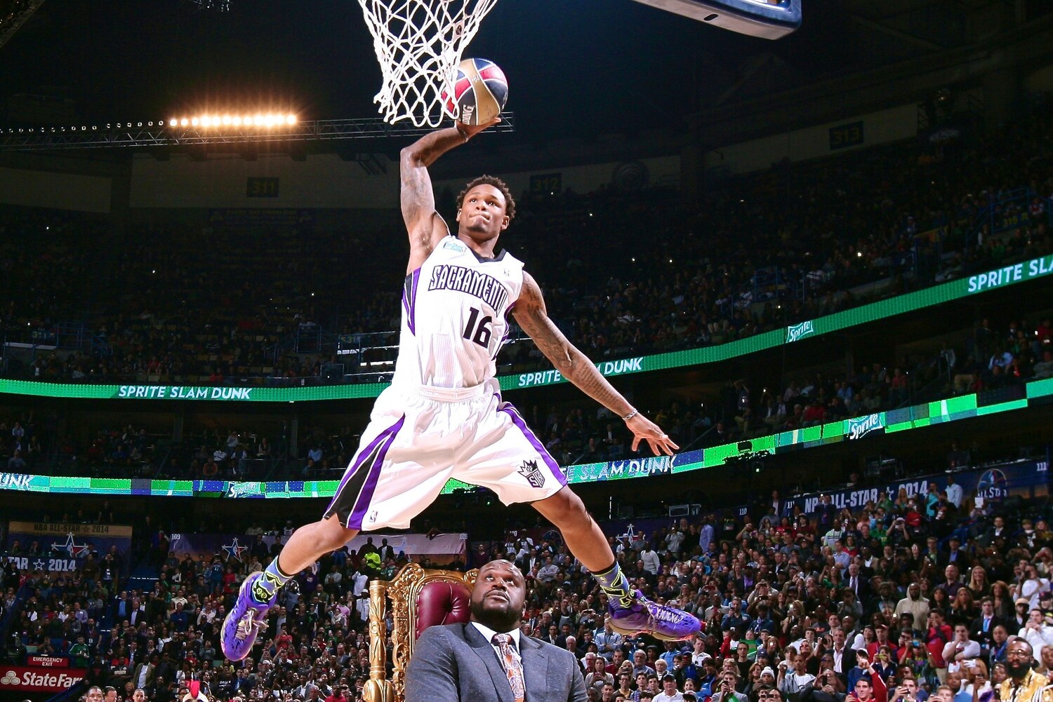 NBA Slam Dunk Contest Jams Captured in Slow Motion with Phantom Cam ...