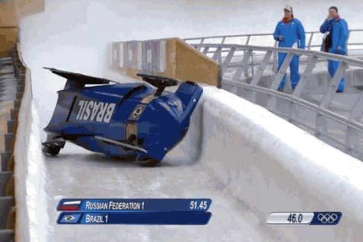 Brazilian Bobsled Team Somehow Avoids Serious Injuries After Scary ...