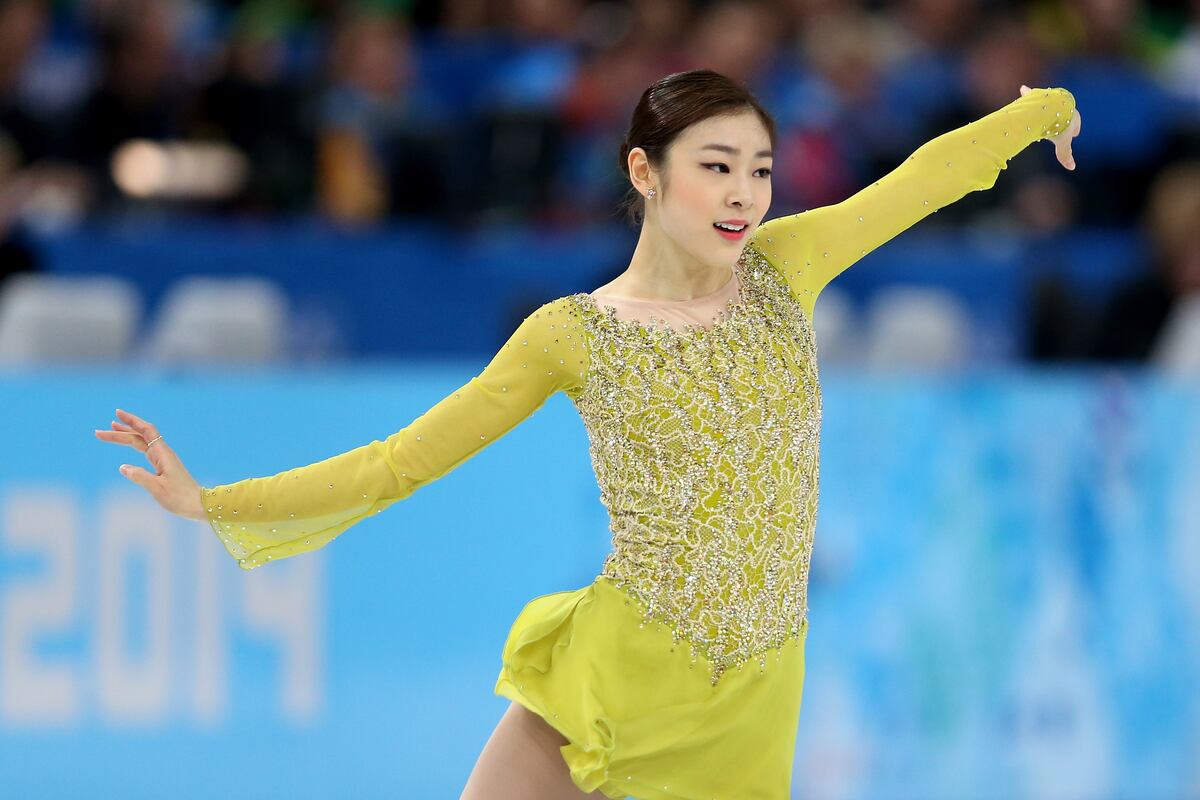 Yuna Kim Wins Silver Medal in Women's Figure Skating Individual Program ...
