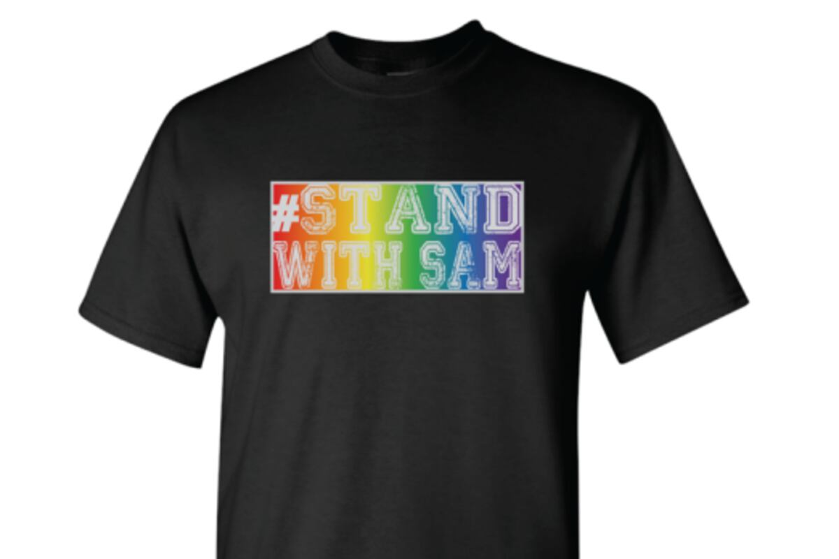 Michael Sam Unveils 'Stand with Sam' Merchandise for Sale on Personal ...