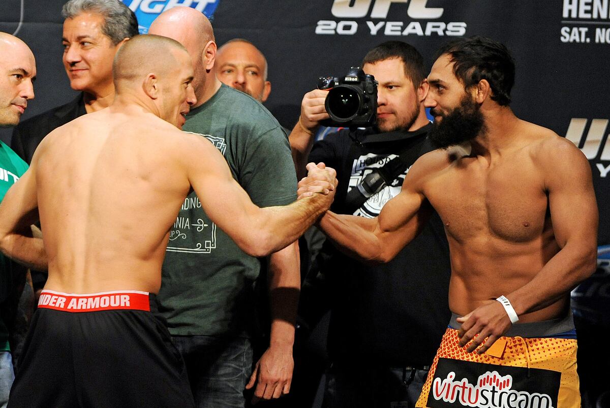 Johny Hendricks Asks Georges St-Pierre for Rematch; GSP Says Wait ...