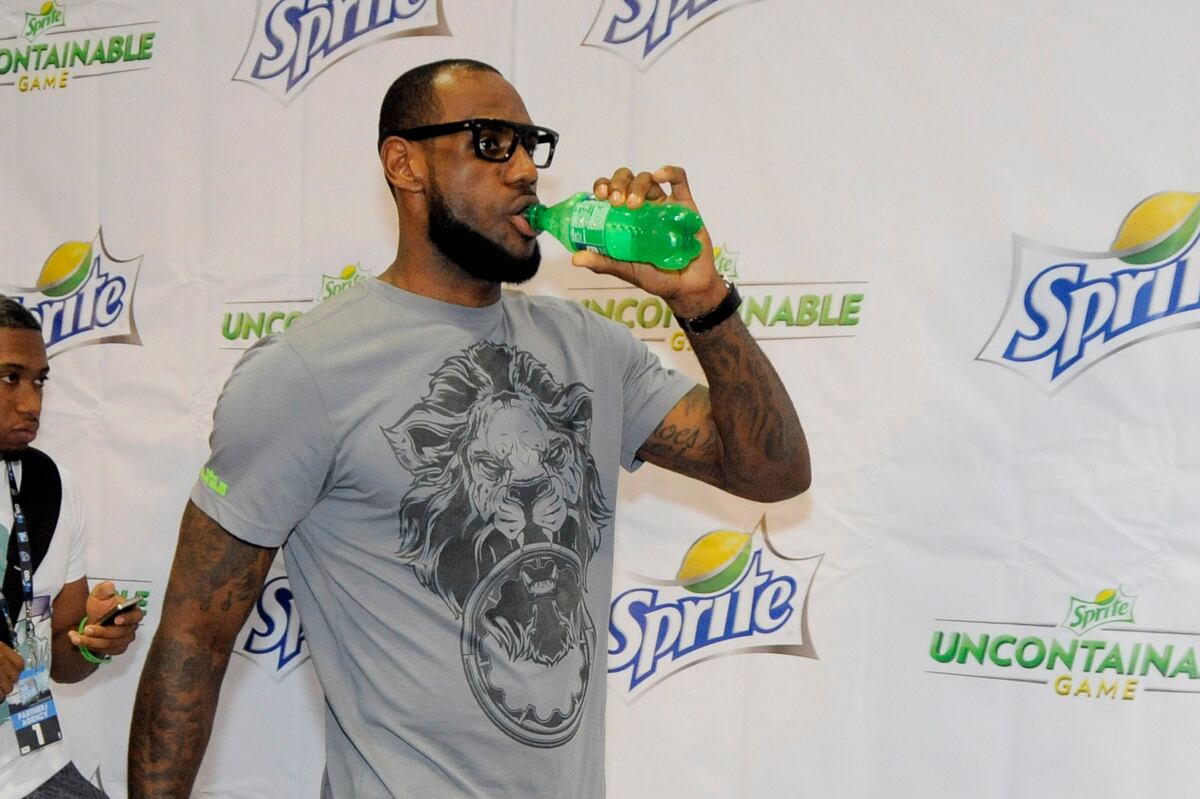 Miami Heat's LeBron James Gets His Own Drink, Unveils Sprite 6 Mix ...
