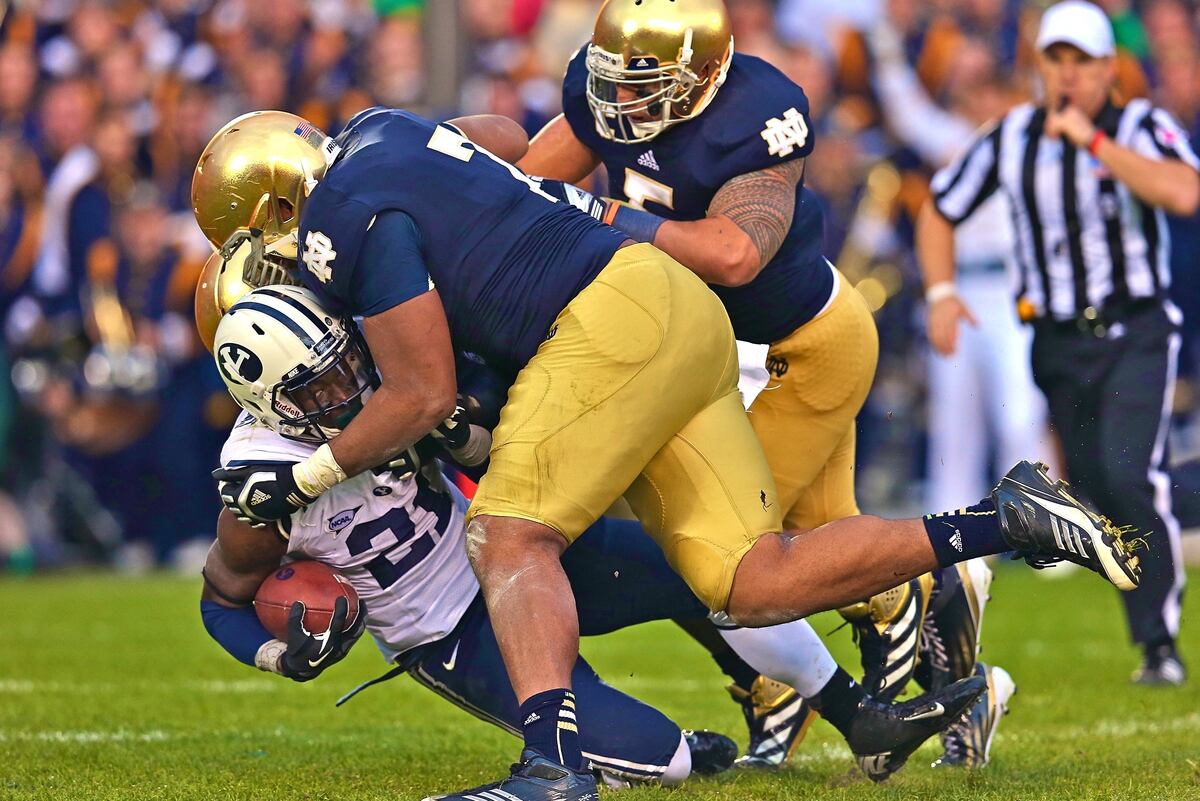 A Close Look at the Notre Dame Defensive Line Duo of Louis Nix and ...