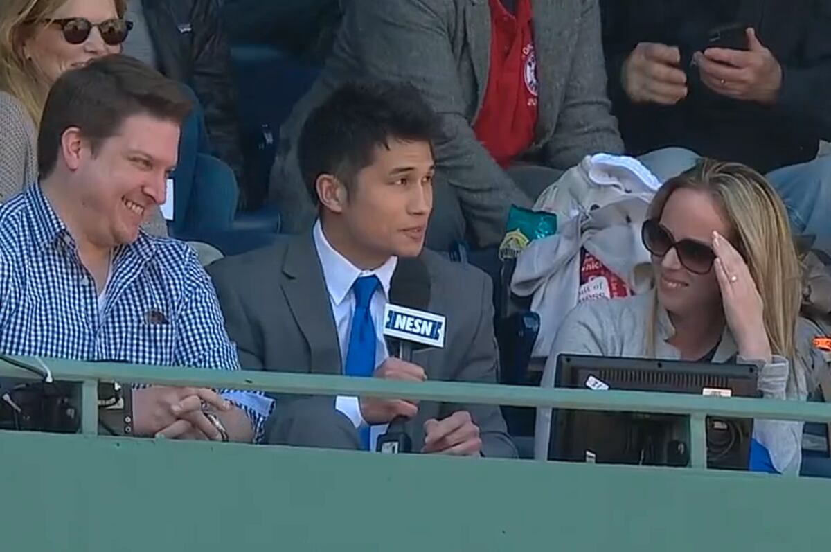 Red Sox Fan's Horribly Dropped Foul Ball Leads to Funny Interview and ...