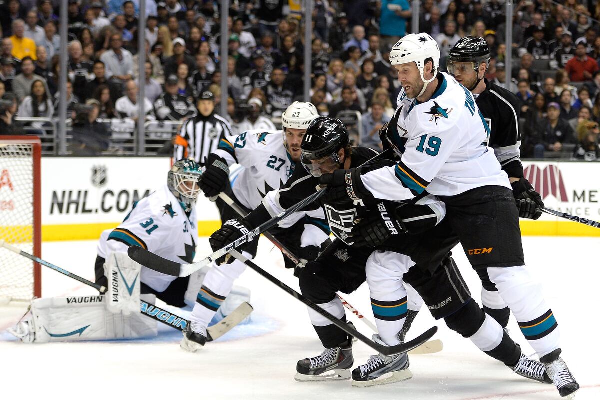 Sharks' Joe Thornton Records 100th Career NHL Playoff Point | News ...