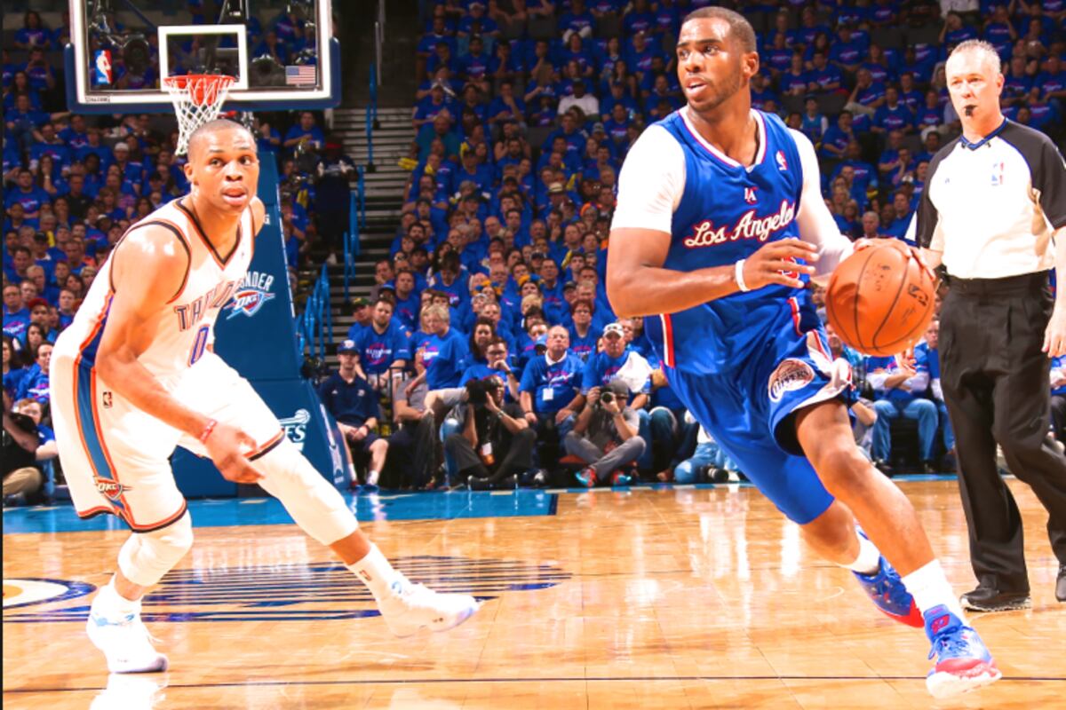 Chris Paul Exposing Russell Westbrook's Shortcomings Early in OKC-LAC ...