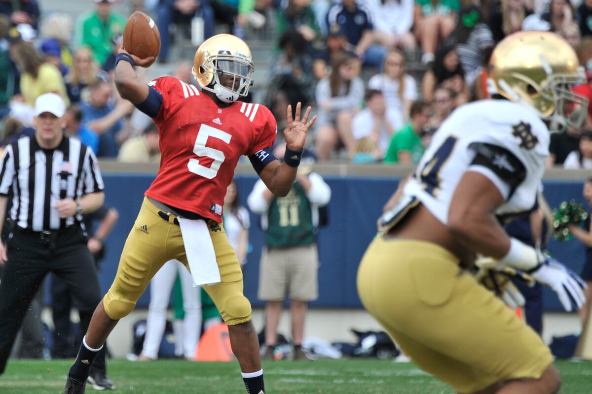 Brian Kelly Doesn't Want to Play Two QBs, but Here's Why It Could Work ...
