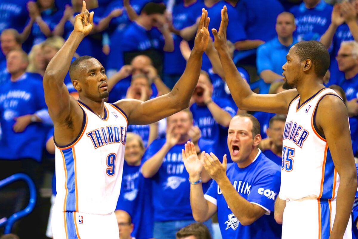 Serge Ibaka Personifies Humble Heroism as OKC Thunder Beat Spurs in ...