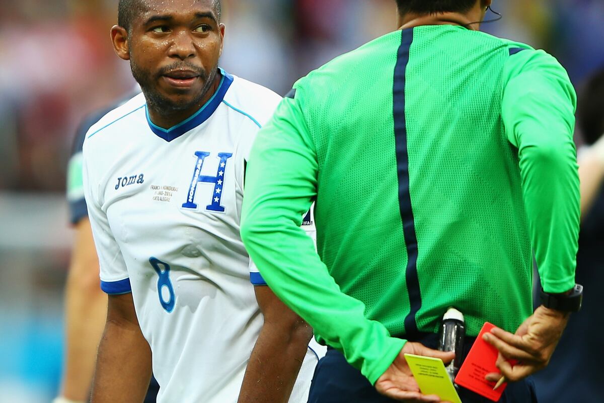 Wilson Palacios and the 13 Earliest Red Cards Since FIFA 2006 World Cup ...