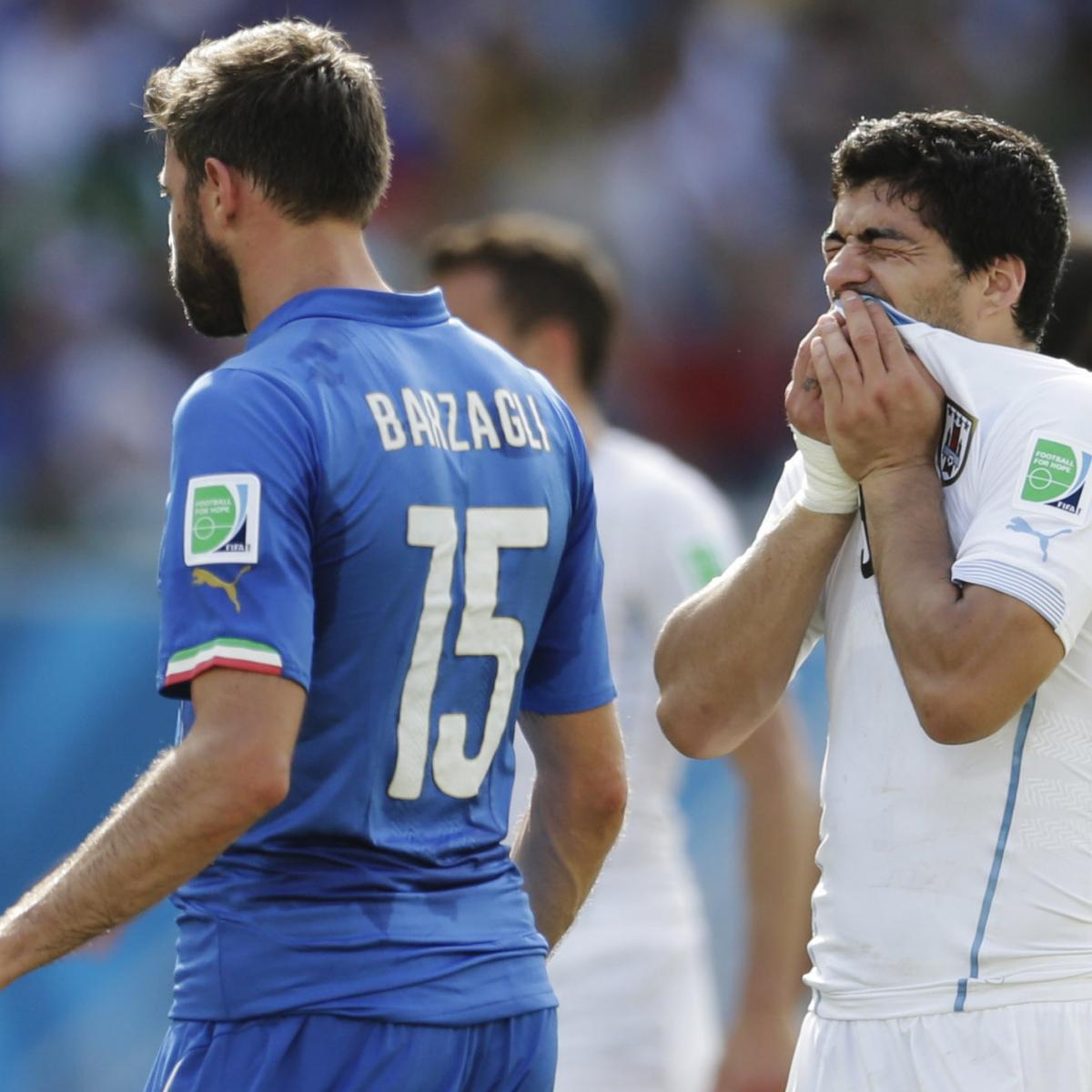 Wrong 'Suarez' Abused on Twitter After Luis Suarez Bites Giorgio ...