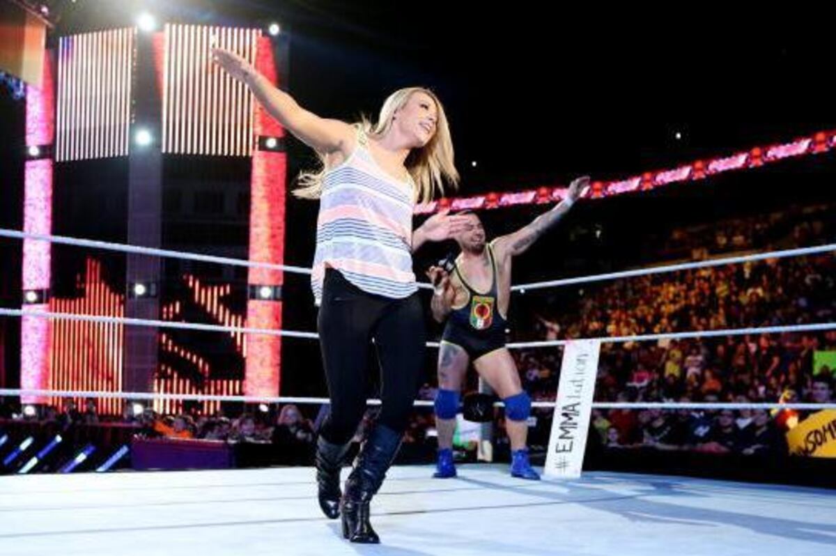 WWE Diva Emma Released, Then Reinstated Following Arrest | News, Scores ...