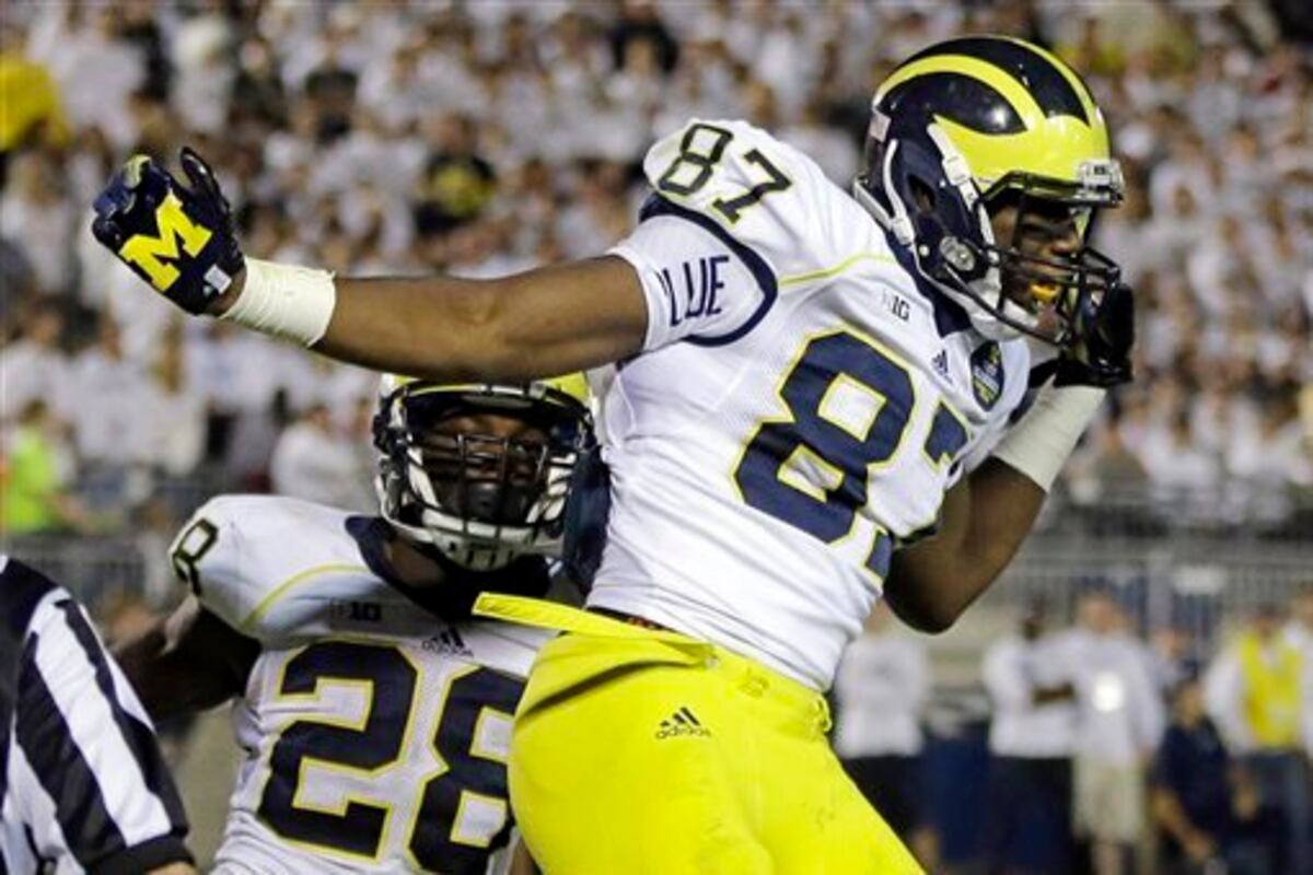 Michigan Football: Over, Under Stat Projections for Devin Funchess in ...