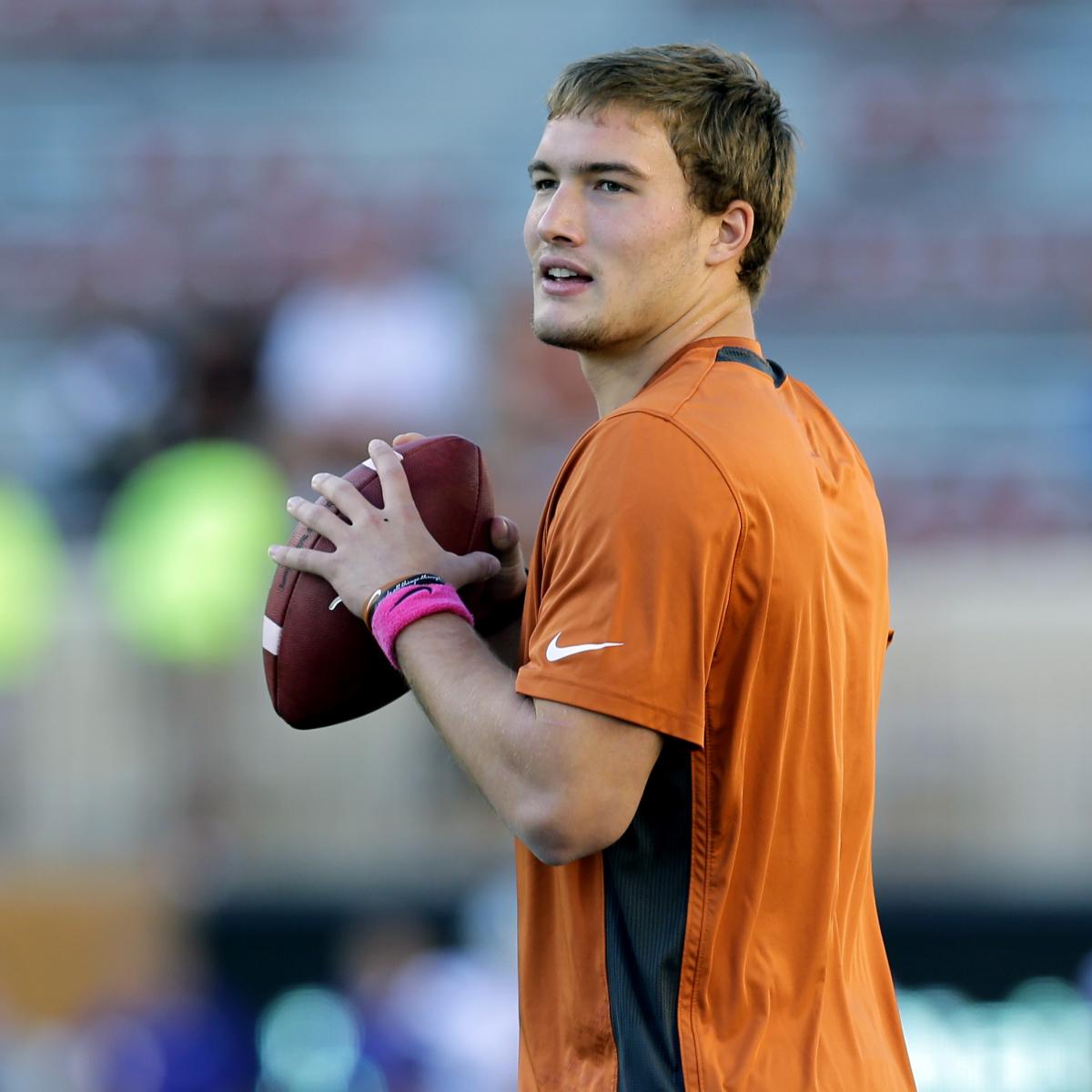 Texas Longhorns 2014 Quarterback Fall Practice Preview: Depth Chart and ...