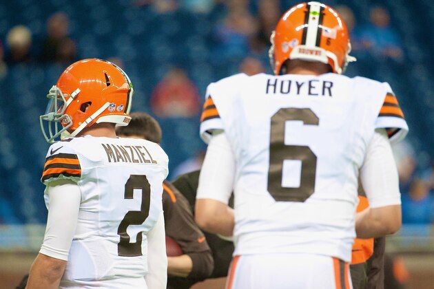 Questions Still Linger for Brian Hoyer, Johnny Manziel After Browns QB ...