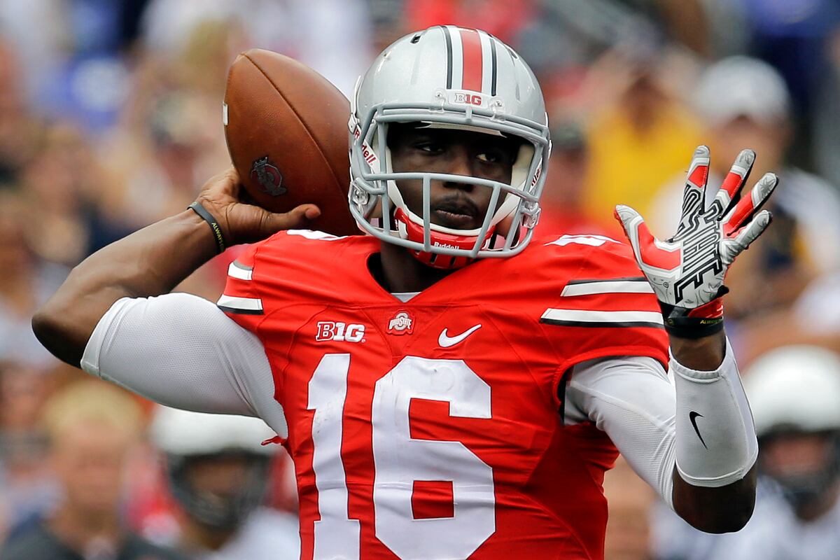JT Barrett Debuts for Ohio State: Final Stat Line, Highlights, Twitter ...
