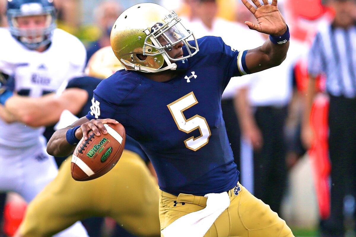 Everett Golson's Return, New Weapons Give Notre Dame Pop It Needs on ...