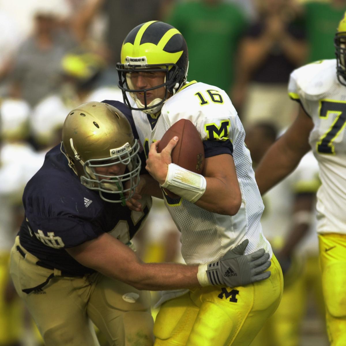 Notre Dame Football The 10 Best Games In The Michigan Notre Dame
