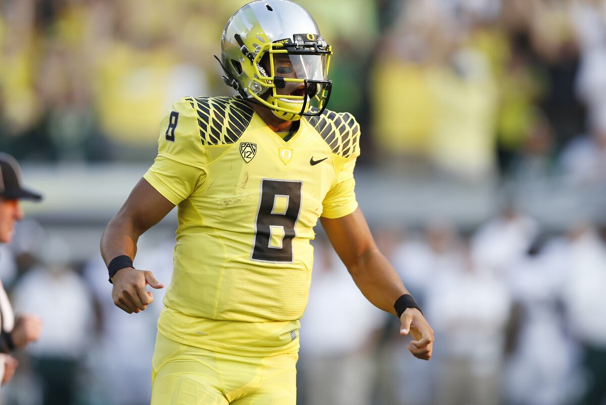 Marcus Mariota vs. Michigan State: Stats, Highlights, Twitter Reaction ...