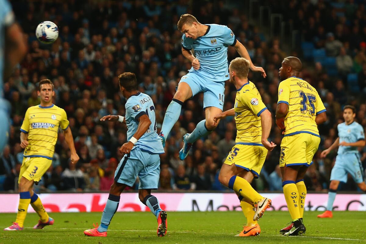 Edin Dzeko Is Developing into Key Figure for Man City's Premier League ...