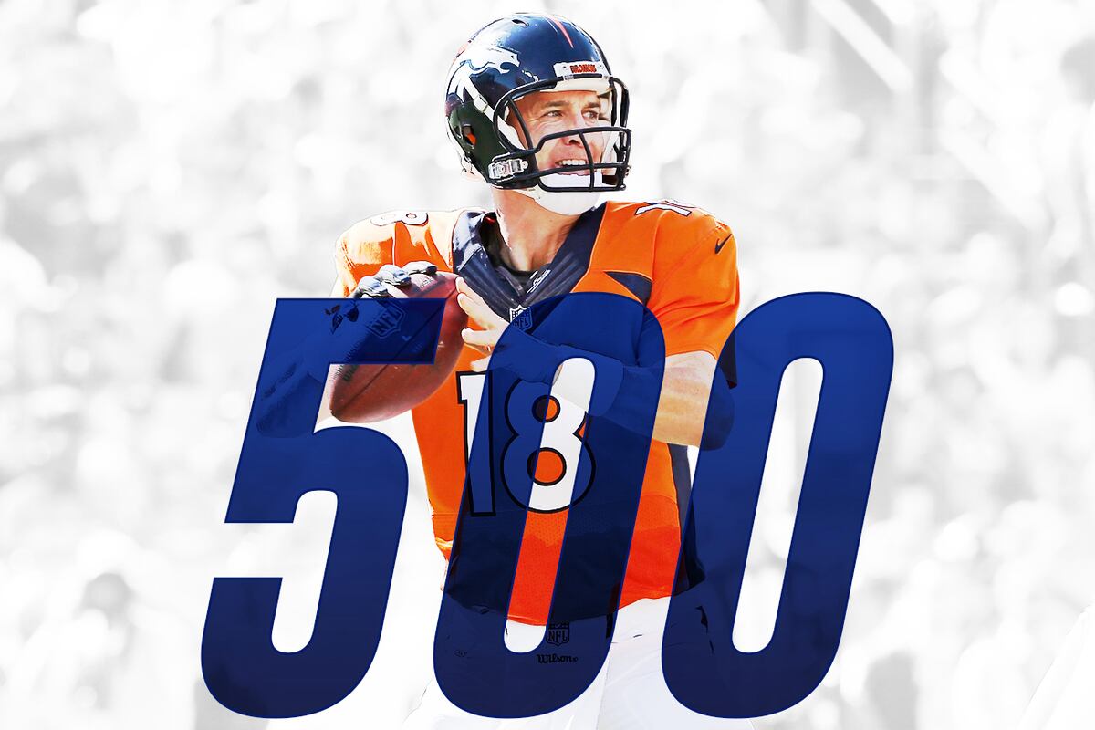 Peyton Manning Becomes 2nd QB to Throw for 500 Touchdowns in NFL ...