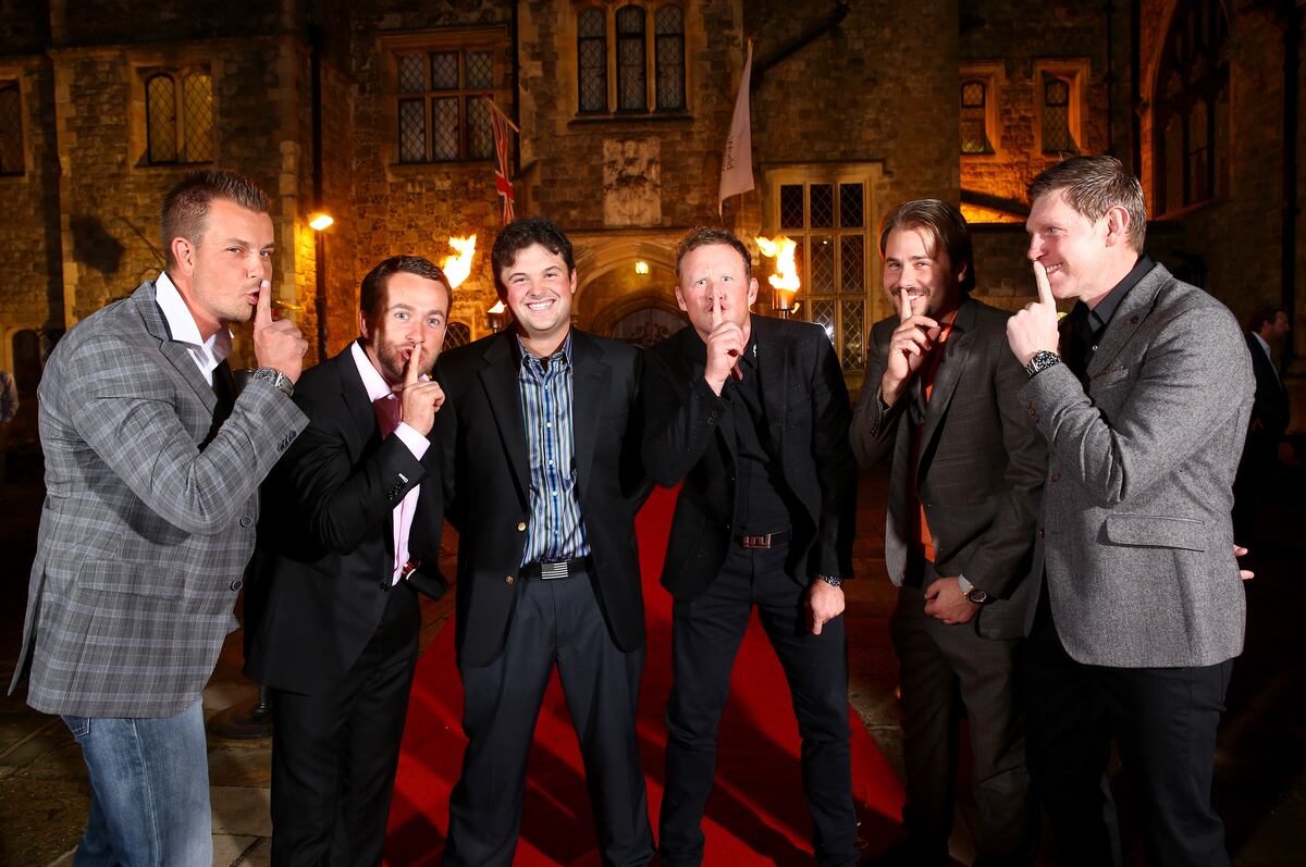 European Ryder Cup Stars 'Shhhh' Patrick Reed in Brilliant New Photo ...