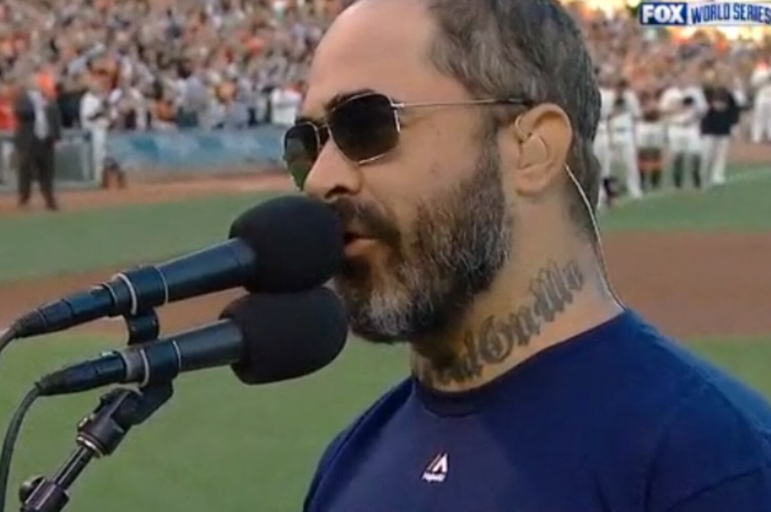 Staind Lead Singer Bungles National Anthem at Game 5 of the World ...