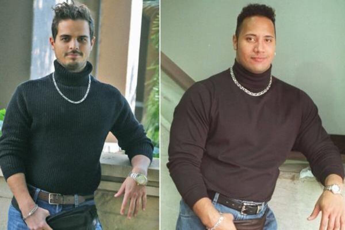 People Dress As Dwayne The Rock Johnson With Fanny Pack For Halloween News Scores