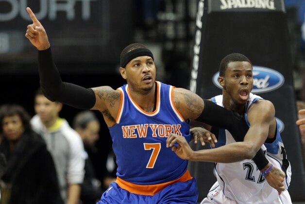 Carmelo Anthony's Adjustment to Triangle Offense an Early Success for ...