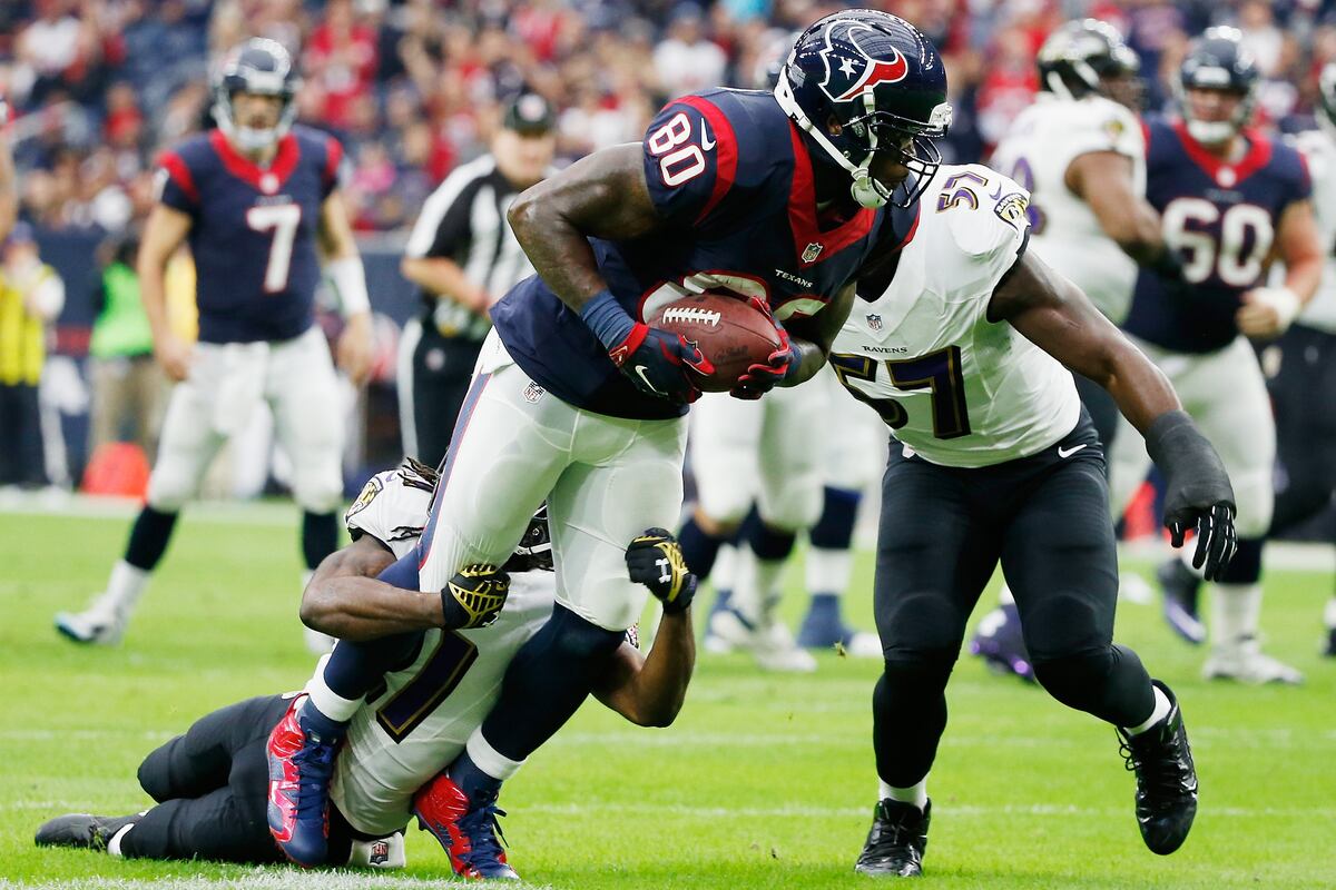 Andre Johnson Reaches 1,000 Career Reception Milestone, 2nd Fastest in ...